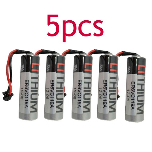 5Pcs 3.6V Toshiba ER6V/3.6V ER6VC119A ER6VC119B Battery For Mitsubishi ...