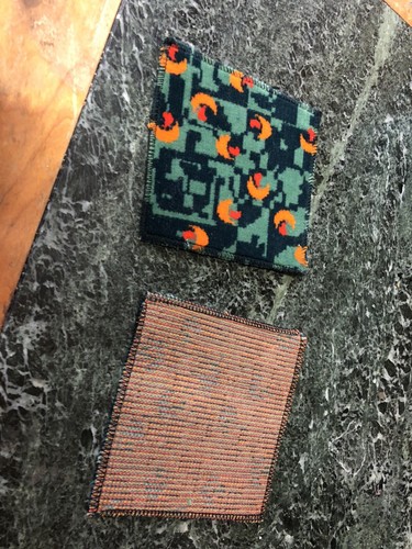 Stagecoach Green Beach Ball Bus Moquette Coaster/Sample (price per ...