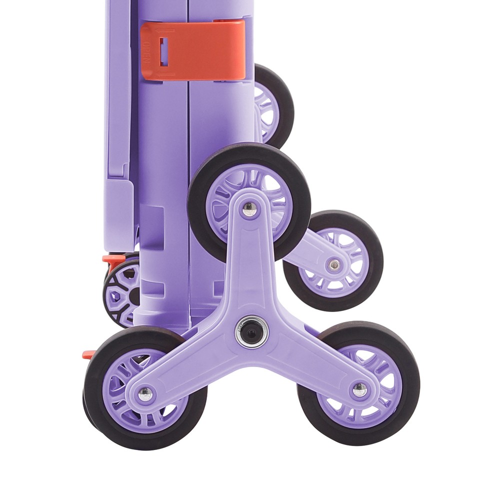 Foldable Trolley Crate Boot Cart Mobile Shopping Camping Picnic Storage ...