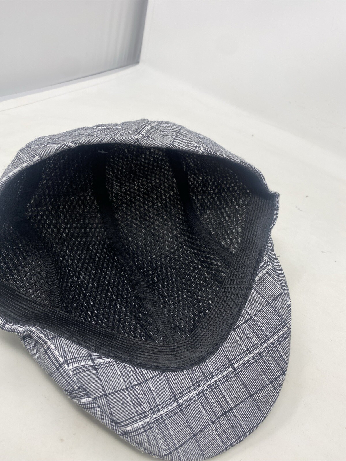 Baker Boy Hat Baseball Cap Stinger Size Uk 58 100% Cotton Grey /Black ...