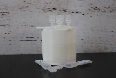 Eye Drops Holder & storage w/lid, holds 7 single use disposable vials ...