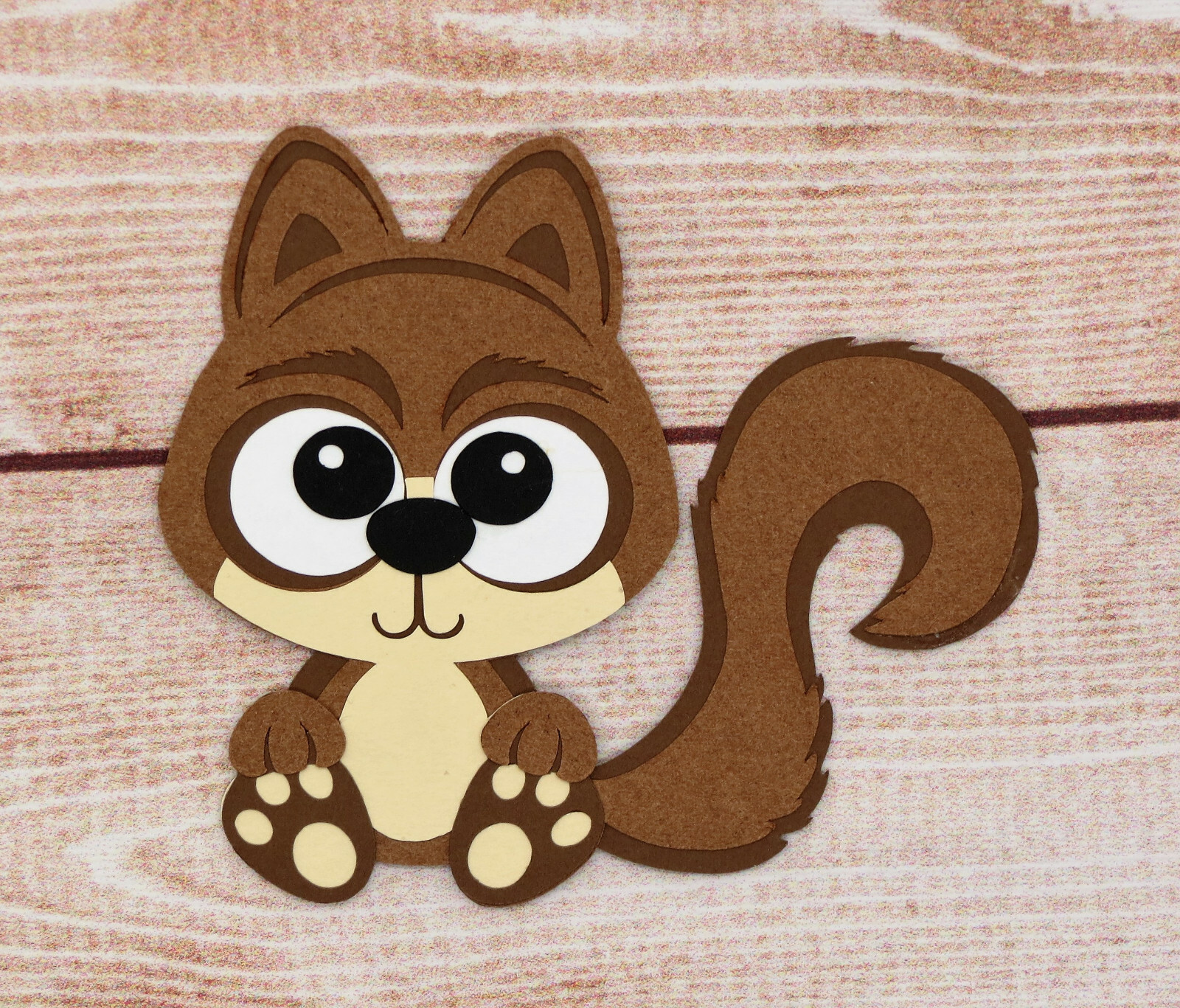 Woodland Animals Raccoon Fox Squirrel Bear Owl Skunk Paper Die Cut ...