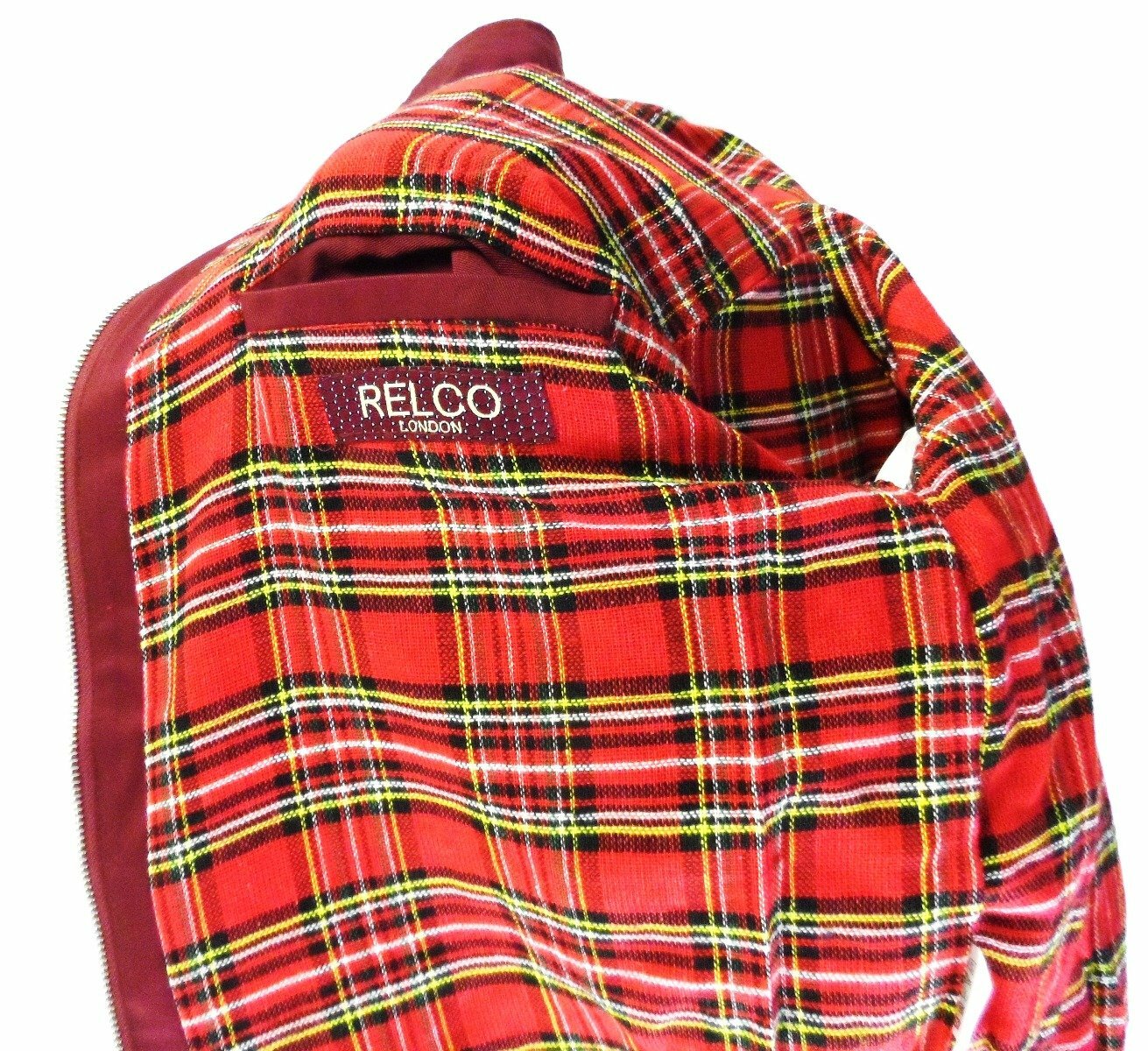 Relco Mens Burgundy Retro Mod Scooter Jacket | eBay UK