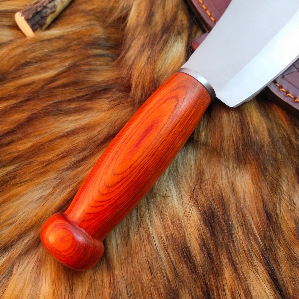 CUSTOM HANDMADE D2 TOOL STEEL HUNTING CLEAVER CHOPPER KNIFE W/SHEATH H ...