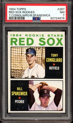 1964 Topps Baseball #287 Red Sox Rookies Conigliaro Spanswick PSA 7 | eBay