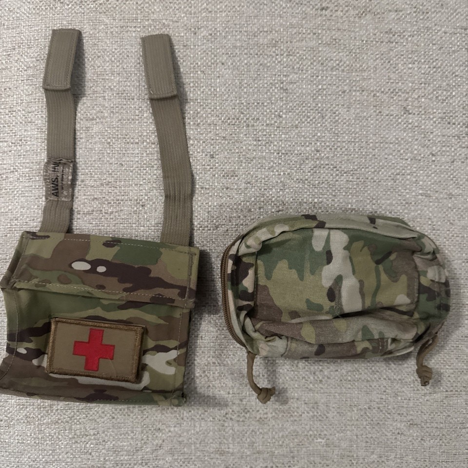 AWS Low Vis Removable Medical IFAK Pouch Molle Ronin Tactics | eBay