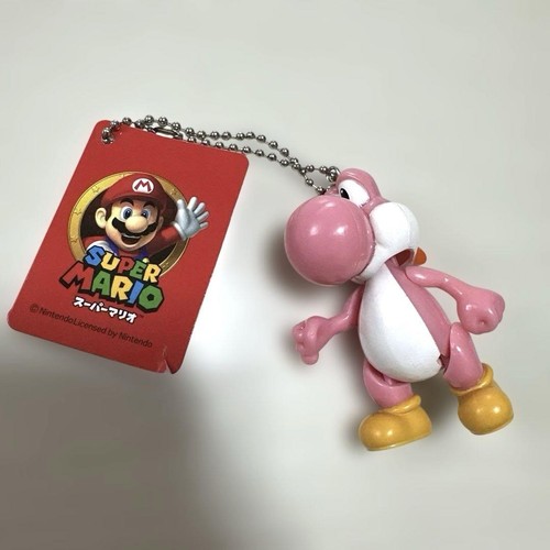 Super Mario Swing Mascot Pink Yoshi Amusement Figure Used | eBay