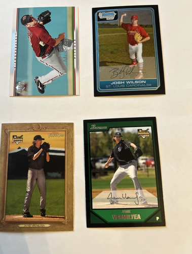 4-Baseball Cards-JOSH WILSON, VERMILYEA (2) MEDDERS | eBay