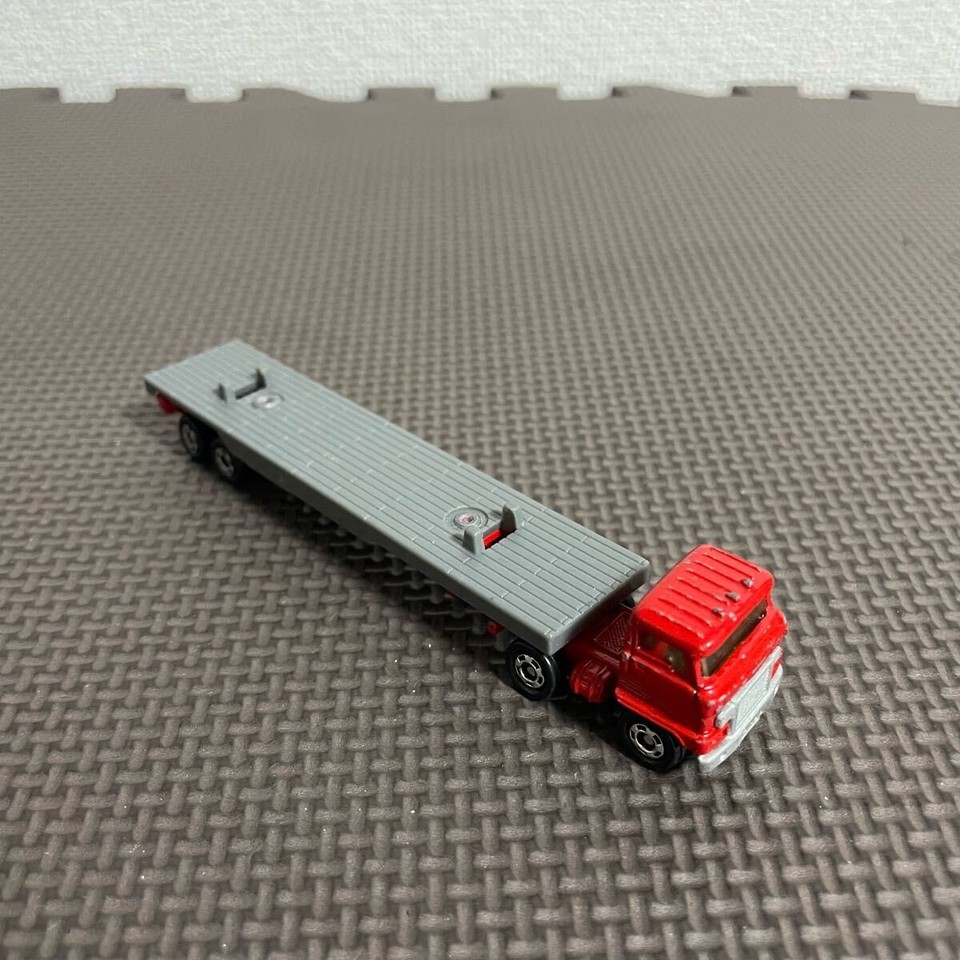 Mini Car Tomy Tomica Hino Semi Trailer Truck Towing ② | eBay
