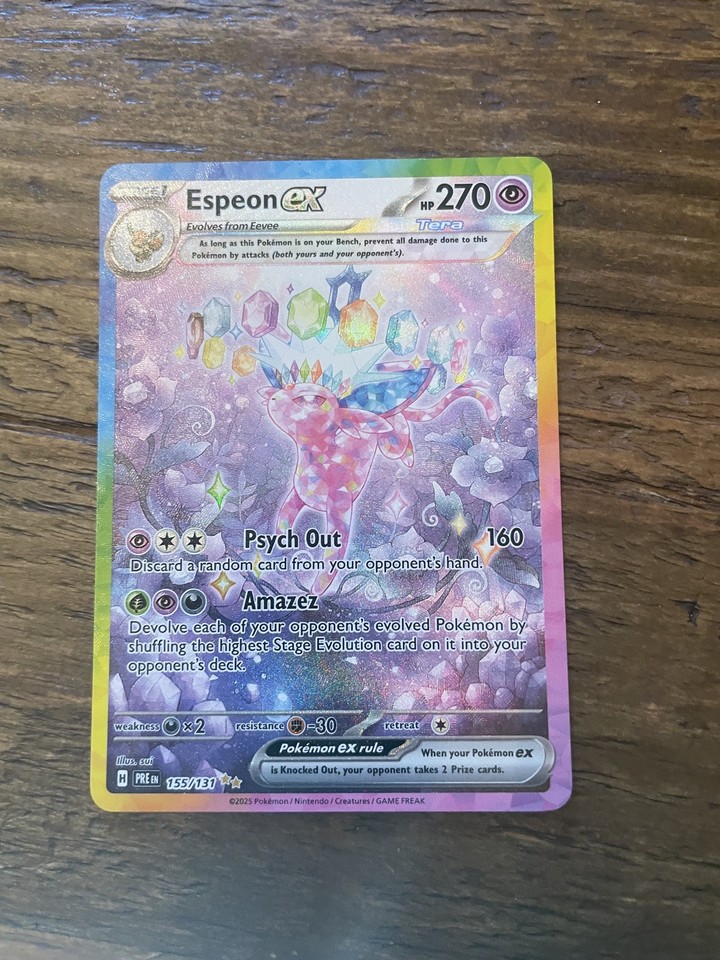 Pokemon, Prismatic evolutions raw god pack. Great condition. Just ...
