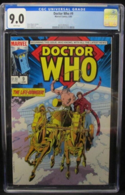 Doctor Who #9 CGC 9.0 VF/NM Marvel Comics 1st series 1985 | eBay