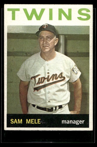 1964 Topps #54 Sam Mele VG | eBay