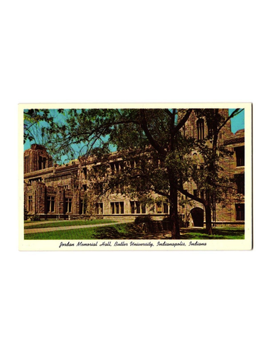 Postcard Jordan Memorial Hall, Butler University, Indianapolis, Indiana ...