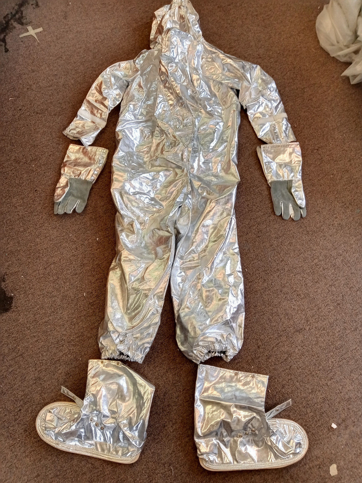 Fyprel Butyl Rubber Hazmat total enclosure Fire Suit set | eBay