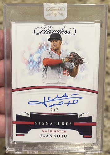 Juan Soto 2021 Panini Flawless Signatures Auto 6/7 | eBay