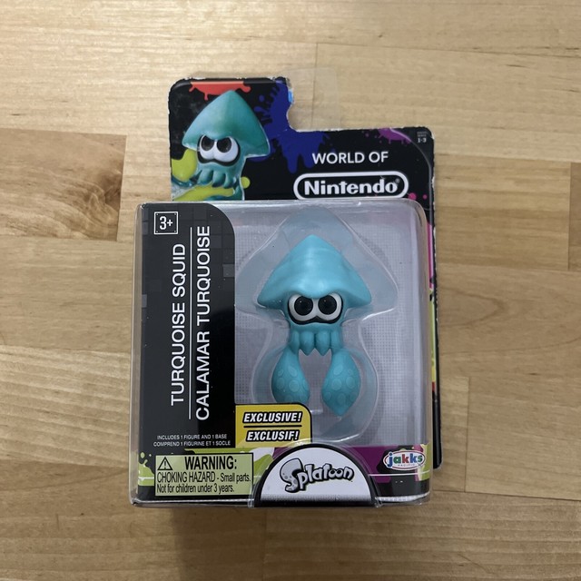 Jakks World of Nintendo Splatoon Turquoise Squid Series 1 - 3 for sale ...