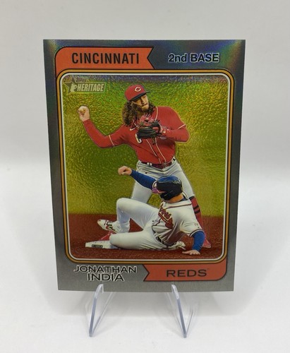 Jonathan Joseph India Silver Chrome /374 2023 Heritage #10 Cincinnati ...