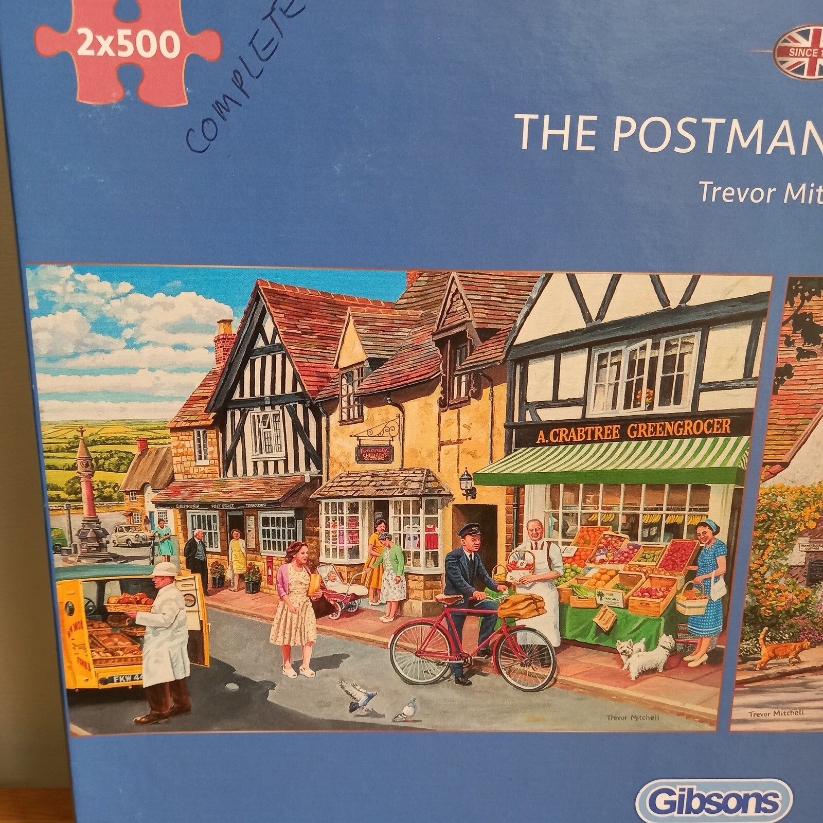 The Postman's Round - 2 X 500 PC Jigsaw Puzzles by Gibsons for sale ...