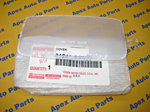 Toyota Camry Tacoma Sequoia Solara Dome Light Lens Cover Genuine OEM ...