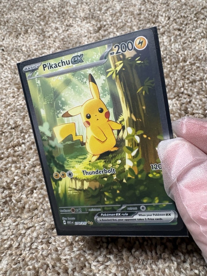Pikachu Ex 276/217 SIR Ascended Heroes Special Illustration Rare Fresh ...