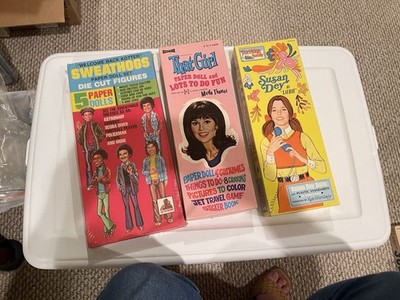 Vintage Original That Girl, Sweathogs, Susan Dey Paper Doll Box Lot ...