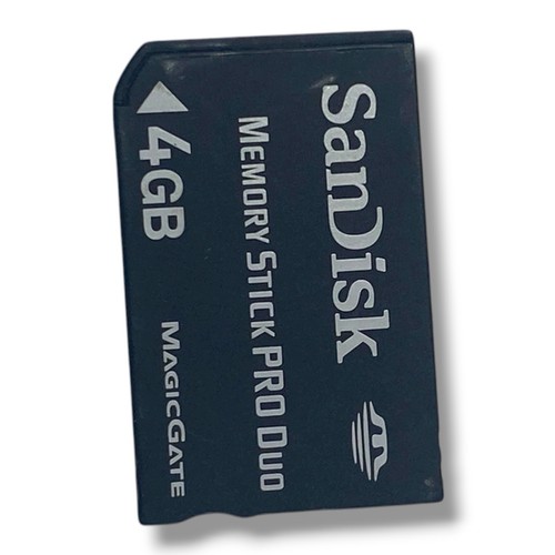 Sandisk 4Gb Memory Stick Pro Duo Magic Gate Memory card - Black | eBay