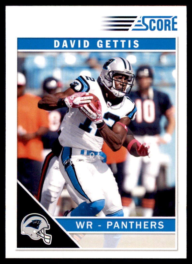 2011 Score David Gettis Carolina Panthers #40 1092 | eBay