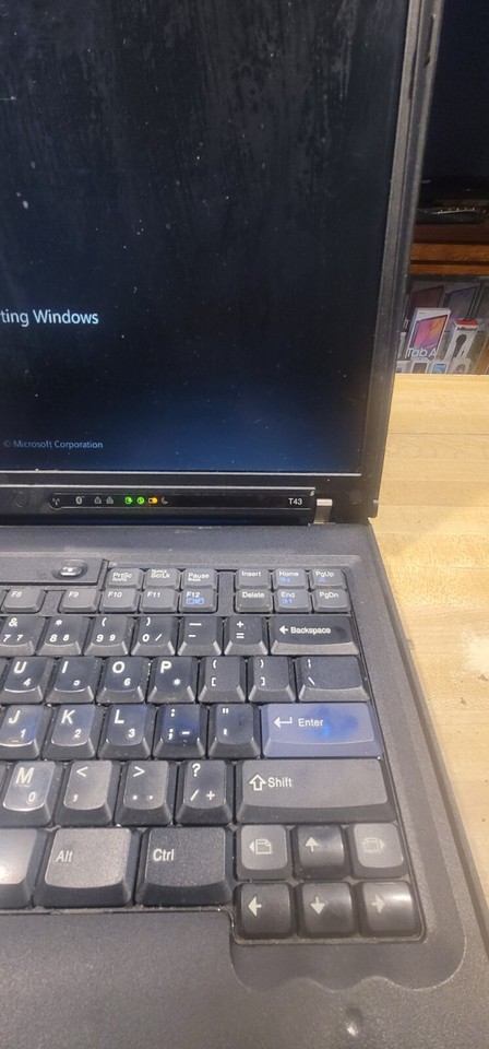 IBM Thinkpad T43 • Win7 • 2GB RAM • 75GB HDD • 1.8GHz • Good Cond ...