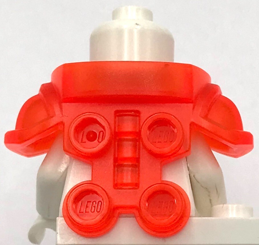Lego New Trans-Neon Orange Minifigure Armor Breastplate w/ Shoulder ...