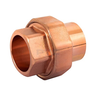 Foset CC-974 1-1/4" copper-plated brass union nut | eBay
