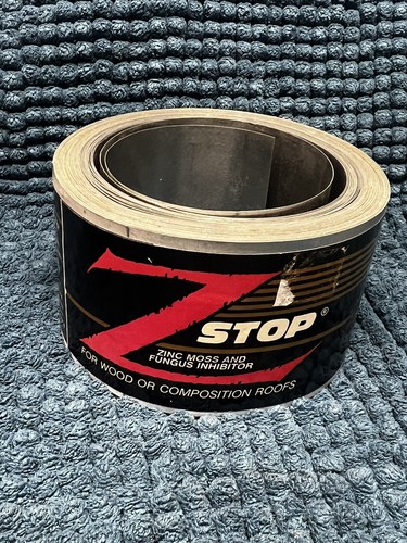 NEW Z-Stop Zinc Moss Control Strip Roll 50' x 2.5" - Roof Algae Moss | eBay