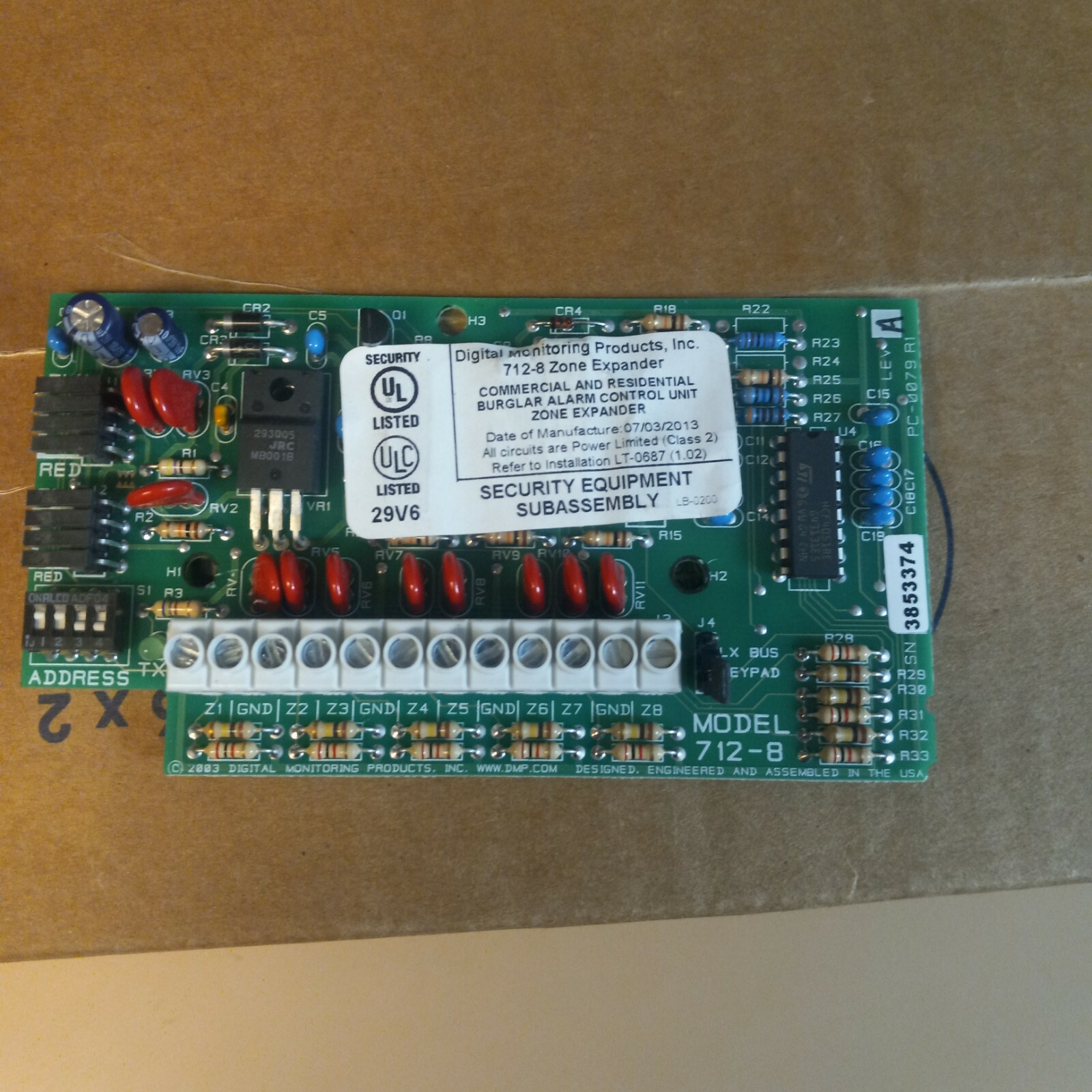 DMP 712-8 Zone Expansion Module | eBay
