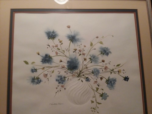 Large framed C. Winterle Olson Watercolor Painting | eBay