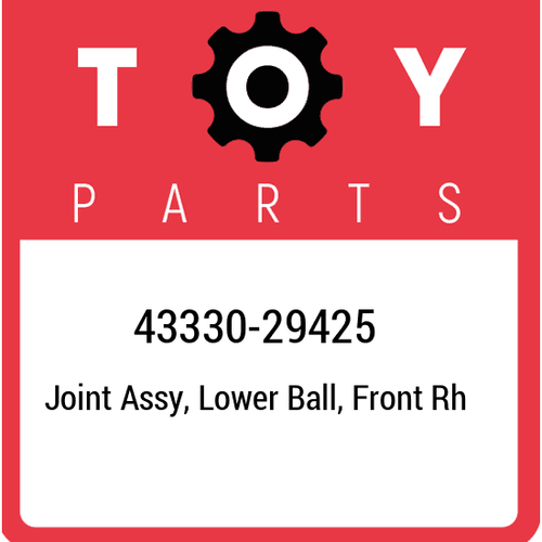 43330-29425 Toyota Joint assy, lower ball, front rh 4333029425, New ...