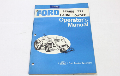 Operators manual for Ford series 771 Farm Loader | eBay