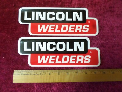 New NOS Lincoln Welders Nascar contingency drag Racing decal stickers ...