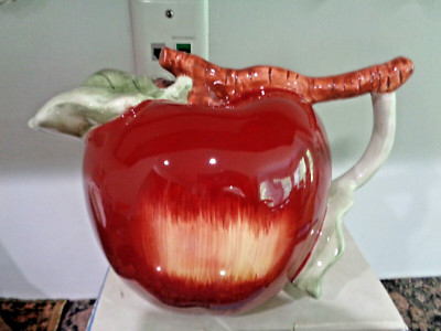 Apple Pitcher by American Atelier 2 Qt 64 OZ Earthenware, Stoneware 6 1 ...