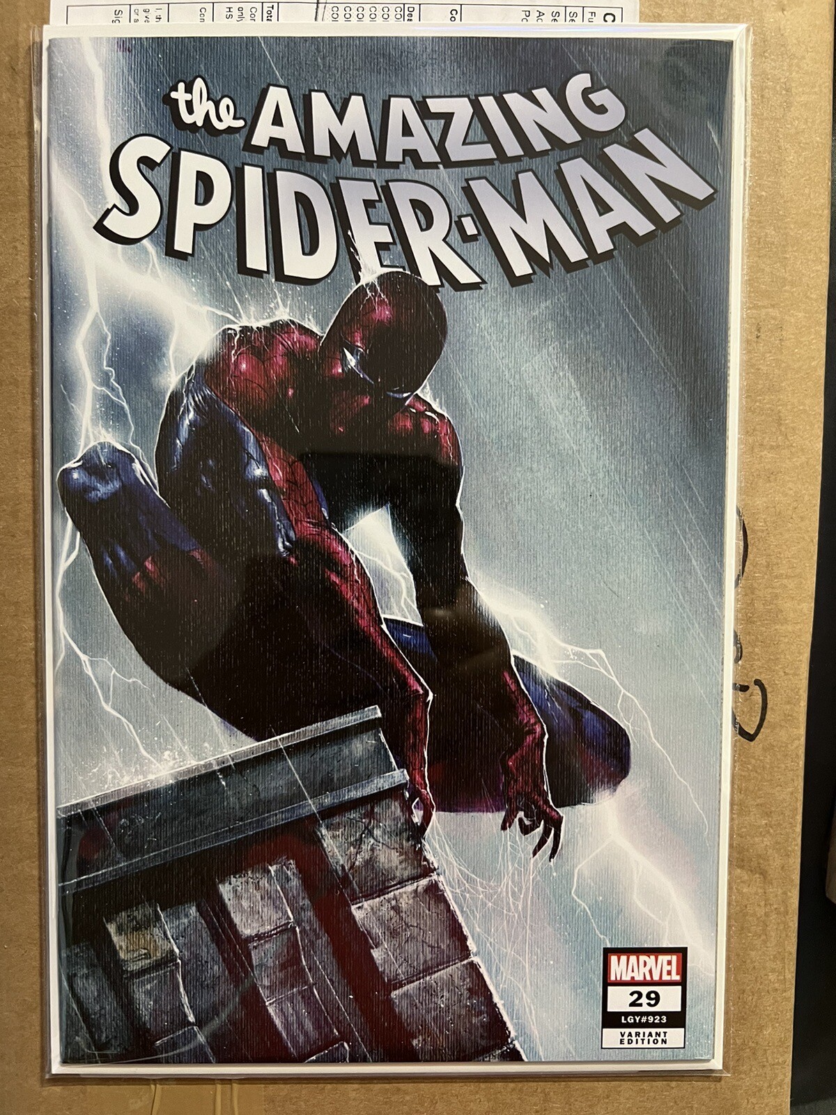 Amazing Spider-Man #29 SDCC Exclusive David Paratore Trade Variant Ltd ...