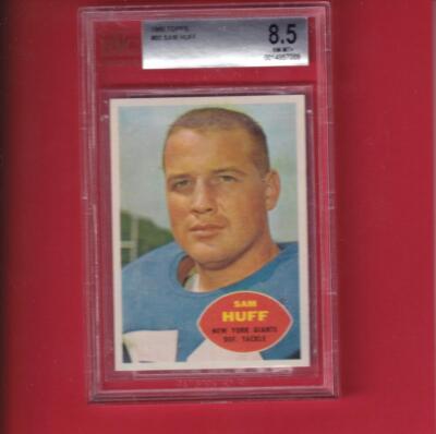 1960 Topps #80 Sam Huff BVG NM-MT+ 8.5 New York Giants #24585 | eBay