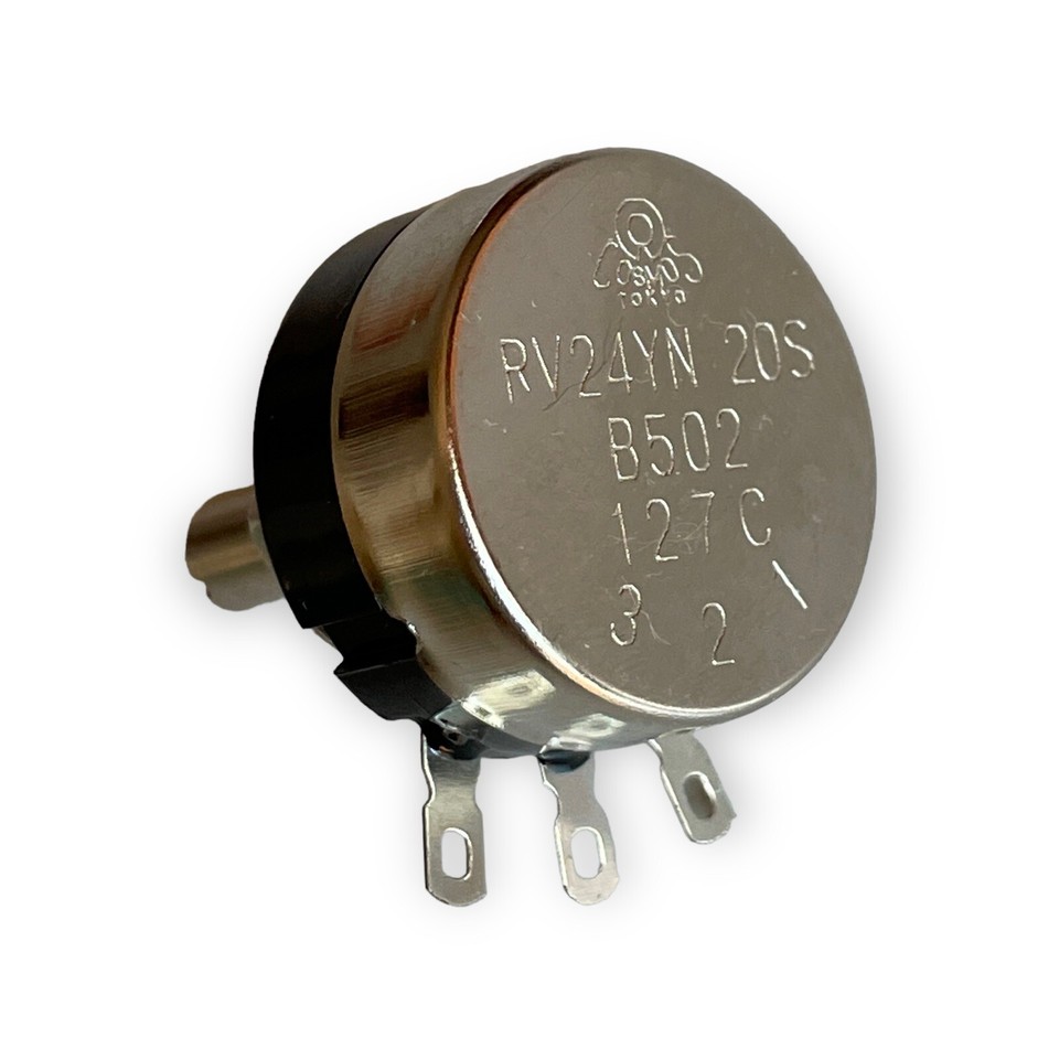 Rotary Potentiometer B502 Replacement RV24YN20S 5k Ohm Panel Mount ...