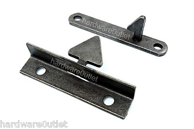 Replacement Bolt On Gate Catch Strike Plate Flat Catch or Angle Catch ...
