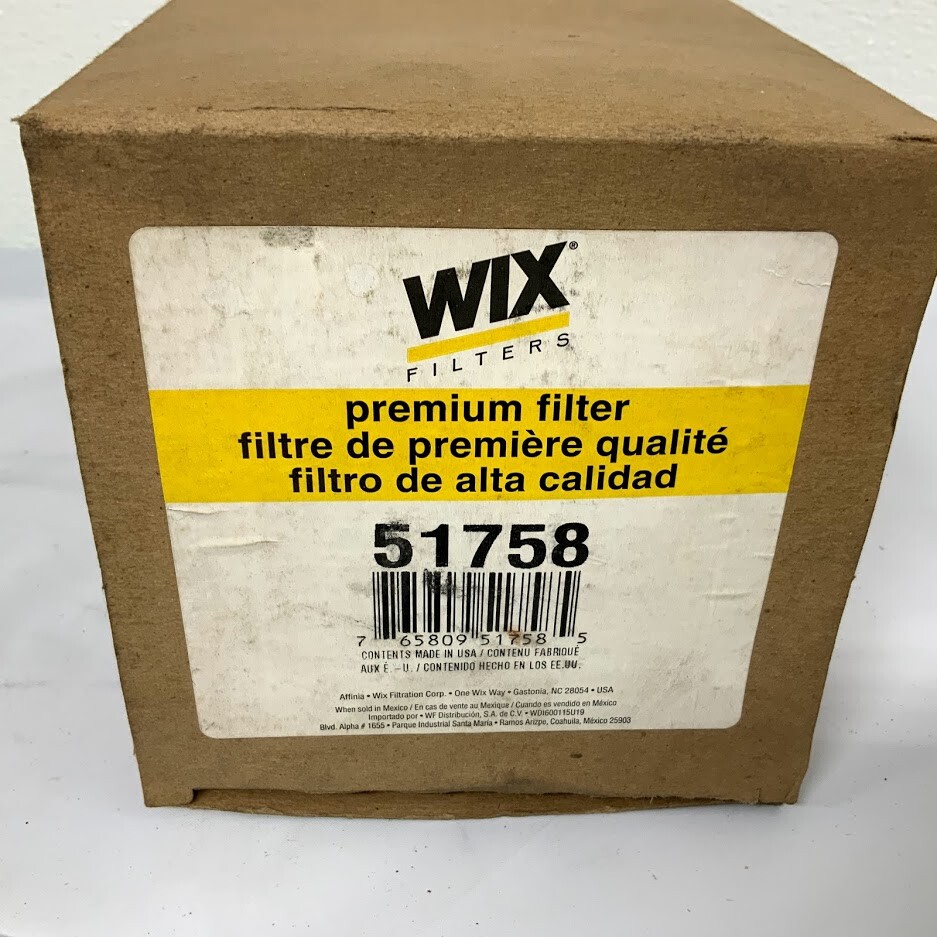 Wix 51758 - cross reference oil filters | oilfilter-crossreference.com