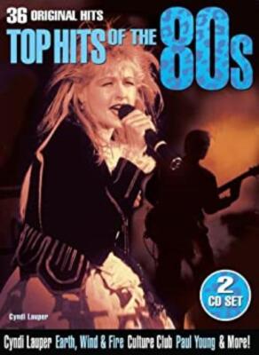 Top Hits Of The 80s 2-Disc Set MUSIC AUDIO CD Cyndi Lauper Earth Wind ...