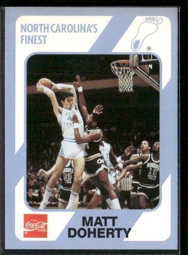 1989 Collegiate Collection North Carolina's Finest #128 Matt Doherty | eBay