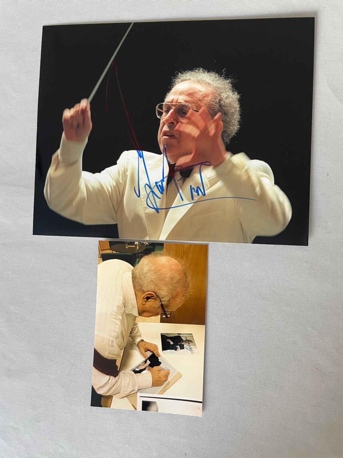 LAWRENCE FOSTER conductor in-person signed autograph 8x10 photo + photo ...
