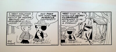 Nancy Original Comic Strip Art June 21 2013 Guy Gilchrist Secret ...