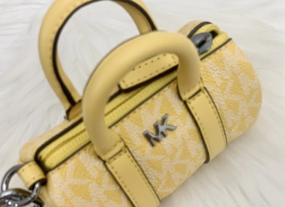 NWT MICHAEL KORS Micro Duffle Pouch Bag Charm/ Key Chain | eBay