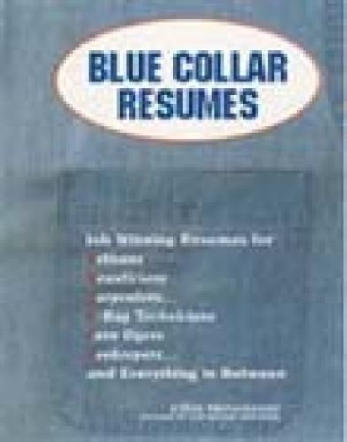 Blue Collar Resumes by Steven Provenzano 9781564144126| eBay