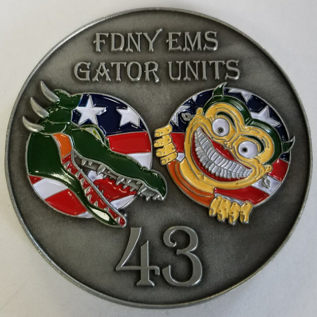 FDNY EMS Gator Units 43 TILLY Coney Island BROOKLYN Summer Detail 75P ...