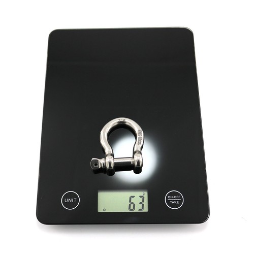 5/16 Clevis Pin D Ring Shackle Bow Anchor 316 Stainless steel Heavy ...